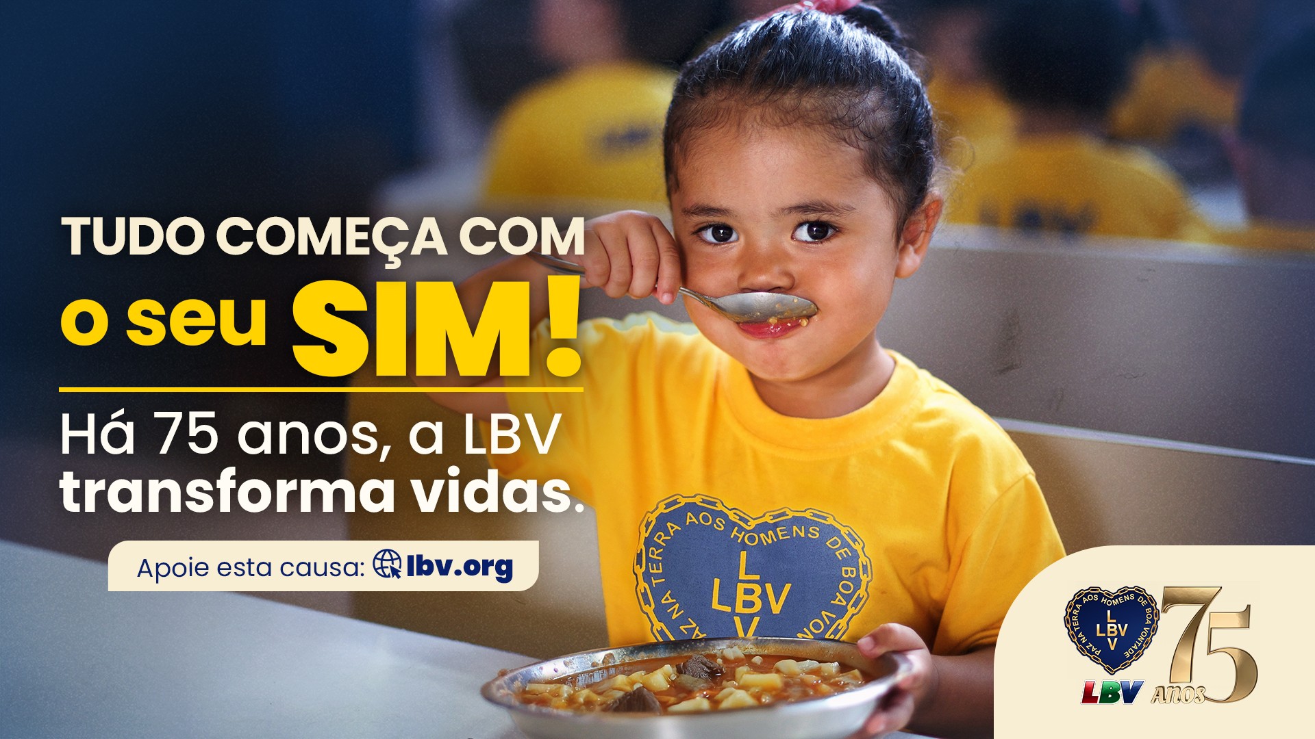 O seu SIM alimenta, aquece e transforma vidas! - Portal O Lábaro